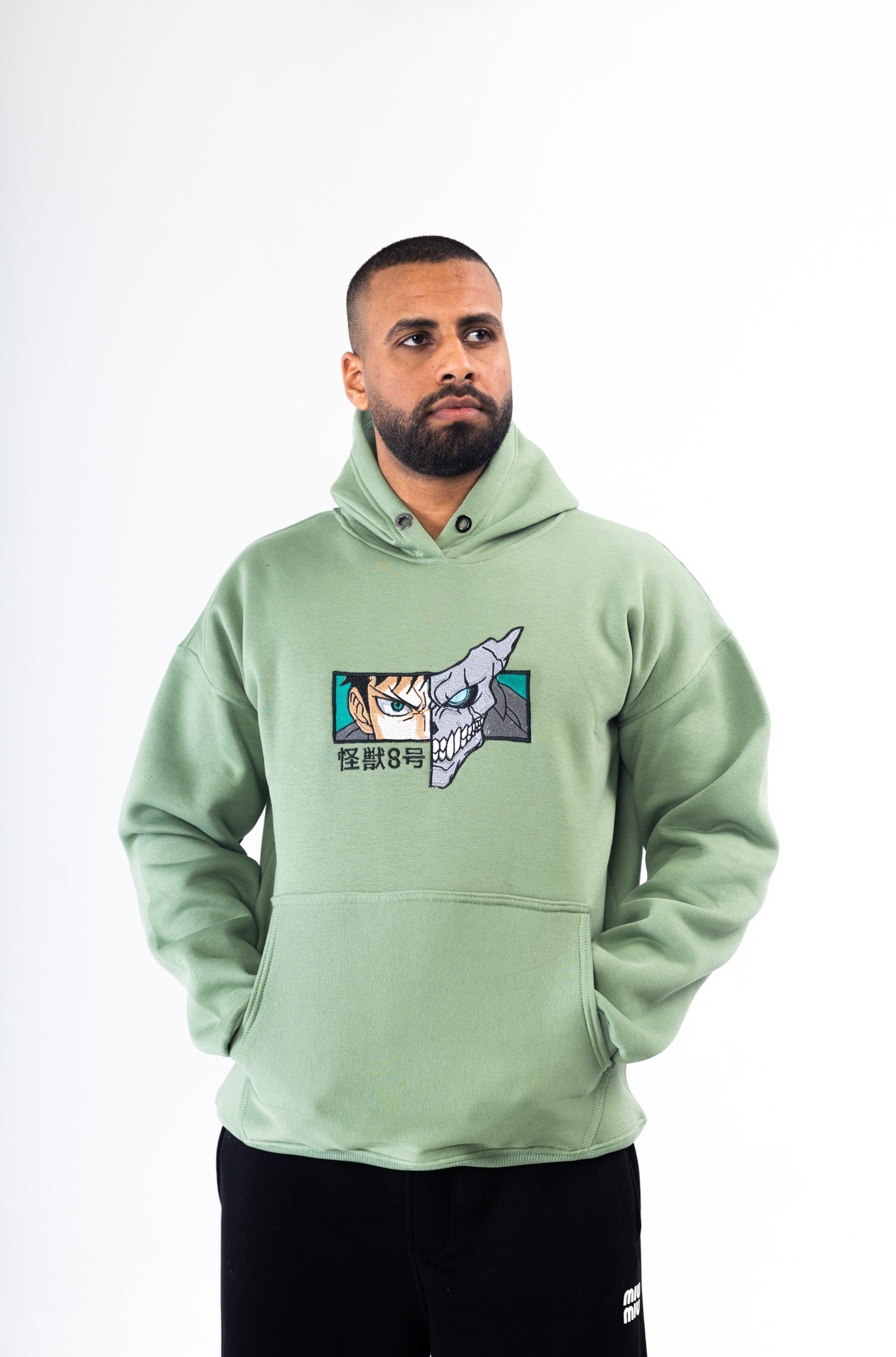 Kaiju No 8 Embroidered Hoodie – Moovr Store